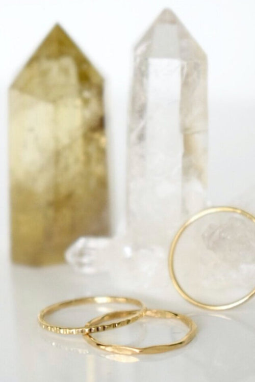 Set of 3 Stack Rings | Gold – Wedges And Wide Legs Boutique